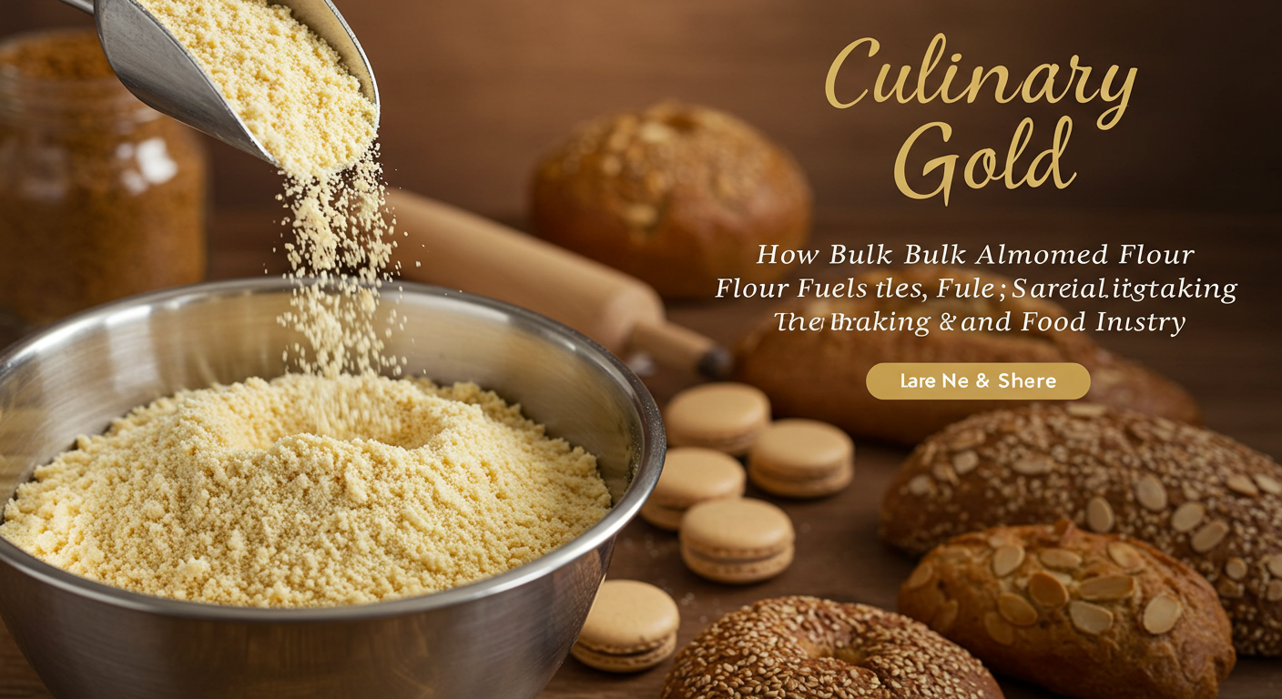 Culinary Gold: How Bulk Almond Flour Fuels the Baking and Food Industry